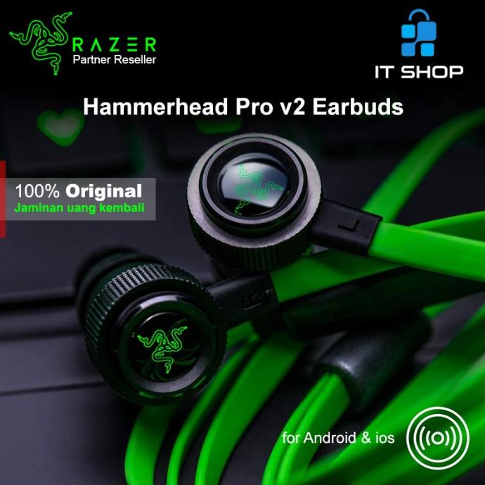 Jual Razer Headset Hammerhead Pro V2 | Shopee Indonesia