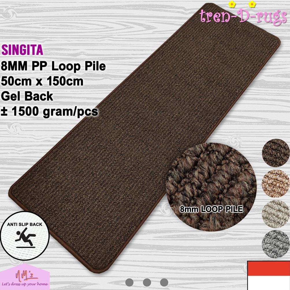 Jual Keset kaki shower polos salur stripe line kamar mandi dapur lorong ...