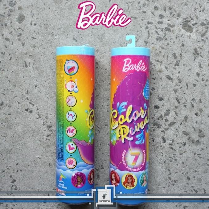 Jual Barbie Color Reveal Doll With 7 Surprises Boneka Colour Changing ...