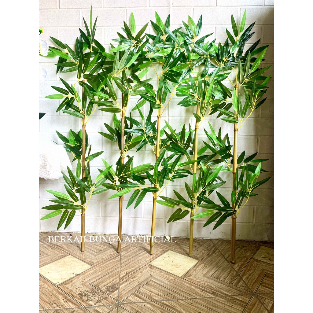 Jual Batang Bambu Artificial/pohon bambu partisi dekorasi hias plastik ...