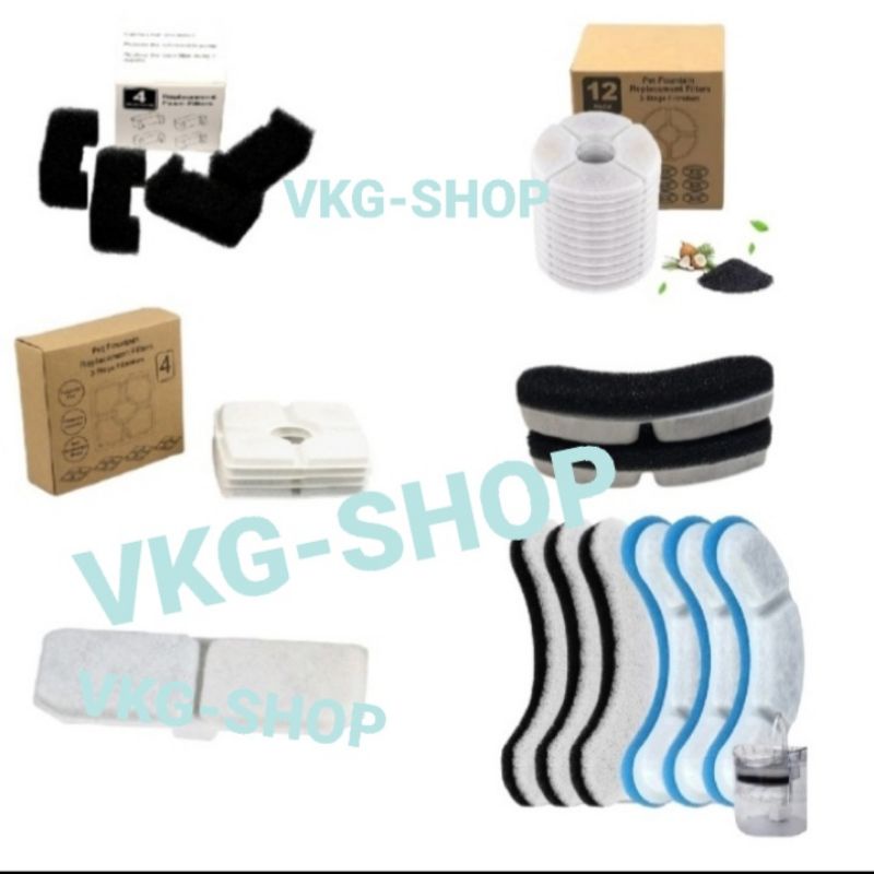 Jual Refill Filter Pet Water Fountain Tempat Air Minum Kucing Anjing ...