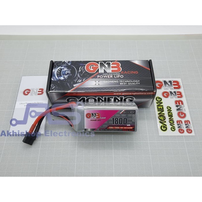Jual Gaoneng GNB Lipo Battery 1800mah 4S 130C XT60 | Shopee Indonesia