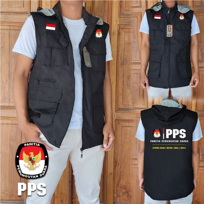 Jual JAKET ROMPI PPS (PANITIA PEMUNGUTAN SUARA) MODEL 4 KANTONG ...