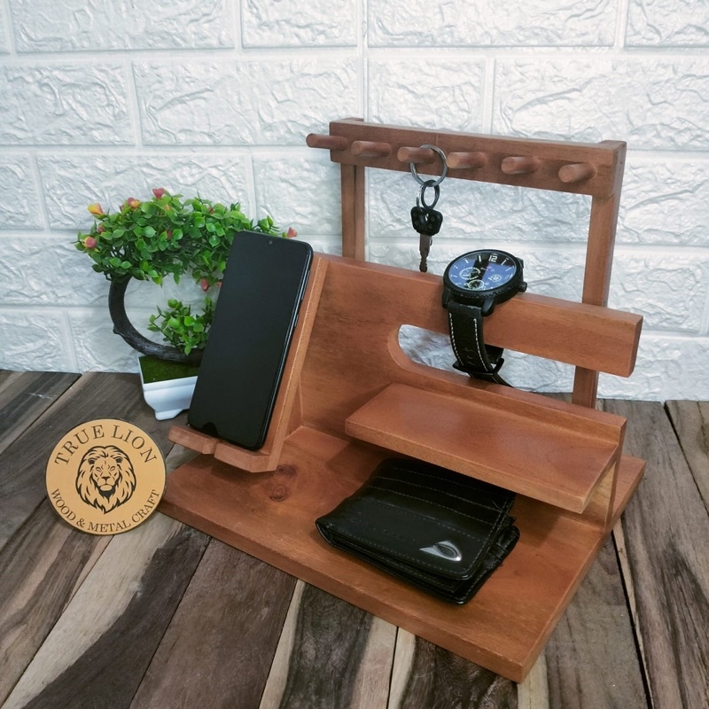 Jual RAK MINIMALIS KAYU SERBAGUNA/STAND HP DAN JAM TANGAN/GANTUNGAN ...