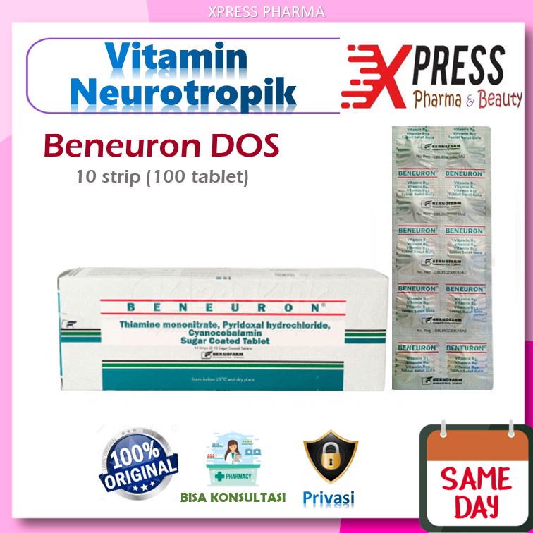 Jual XPRESS ! Beneuron DUS Obat Vitamin Komplek Komplex Complek Complex ...