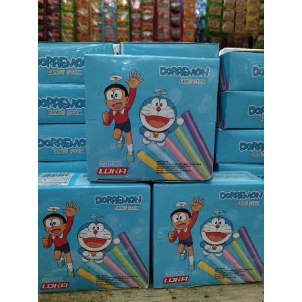 Jual permen Doraemon candy stik isi 20 pcs | Shopee Indonesia