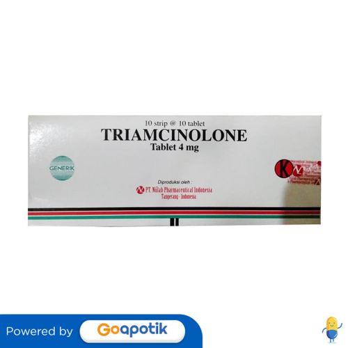 Jual TRIAMCINOLONE NULAB 4 MG BOX 100 TABLET | Shopee Indonesia