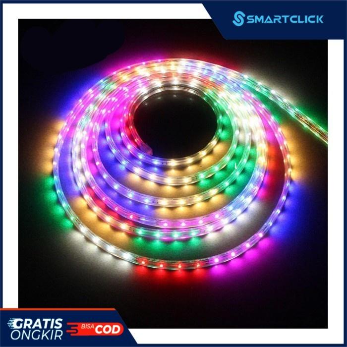 Jual Lampu Strip Selang Fleksibel Warna RGB LED 10M Lamp Belt New ...