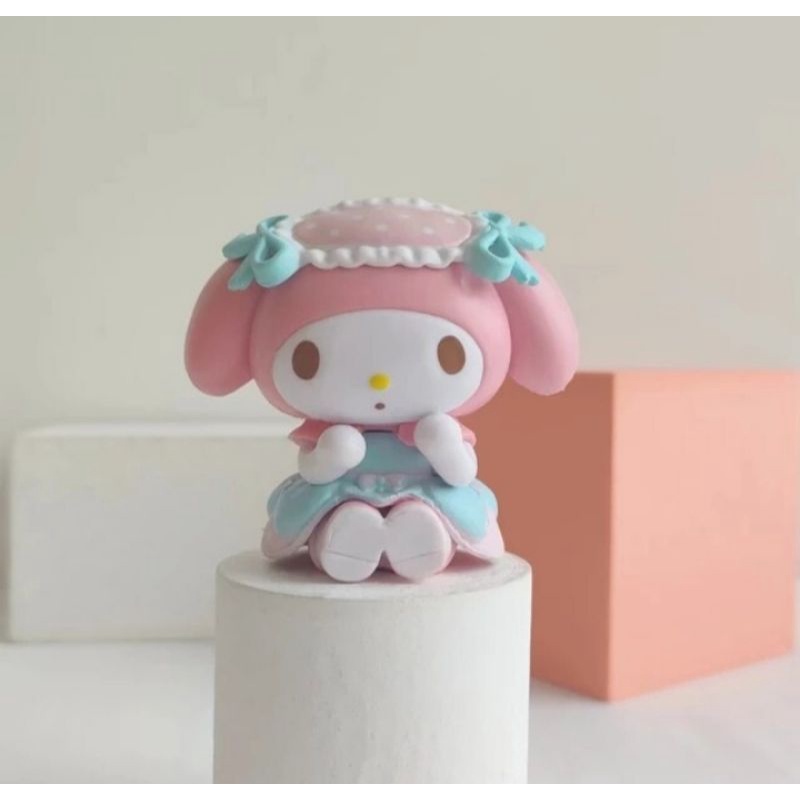 Jual Figure Mainan Topper Cake My Melody Gaun Pesta Set Isi 6pcs