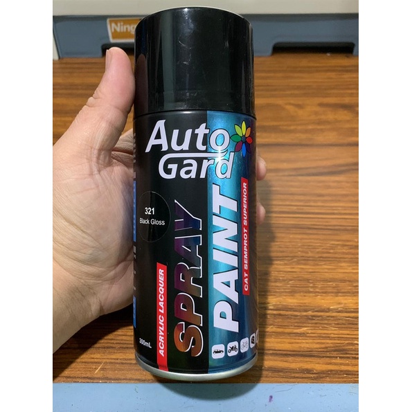 Jual Pilox Pilok Black Gloss 300ml 321 Autogard superior color | Shopee ...