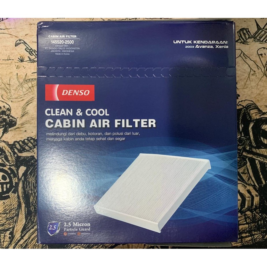 Jual Filter kabin Filter udara ac Toyota Avanza 145520-2500 Denso ...