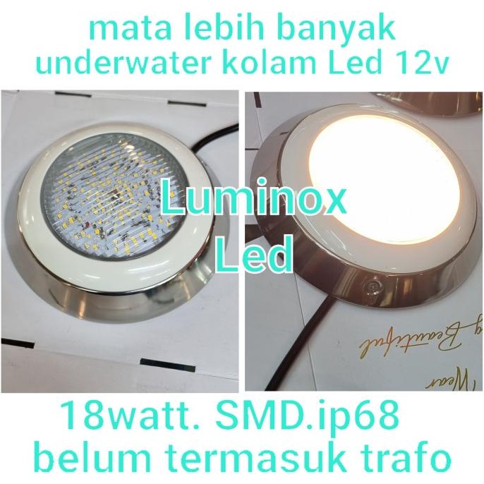 Jual lampu kolam renang led SMD 18watt 12volt 18w underwater pool light ...
