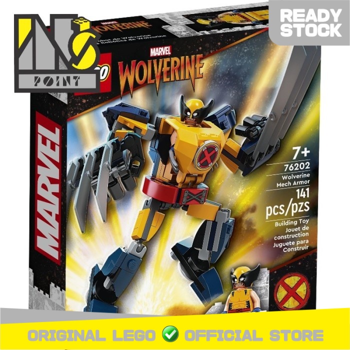 Jual LEGO 76202 - Super Heroes - Wolverine Mech Armor | Shopee Indonesia