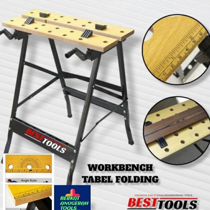 Jual BESTTOOLS Folding Work Bench/ Workbench Meja Kerja Kayu Portable ...