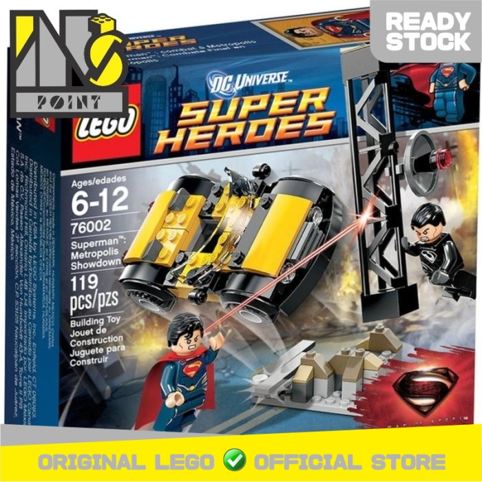 Jual LEGO 76002 - Super Heroes - Superman Metropolis Showdown | Shopee ...