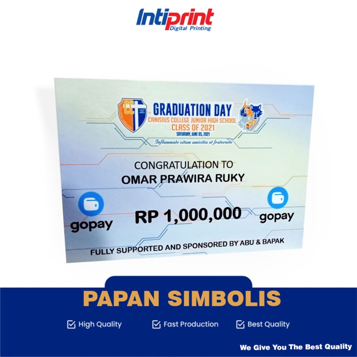 Jual Terlaris Papan Simbolis Papan Hadiah | Shopee Indonesia