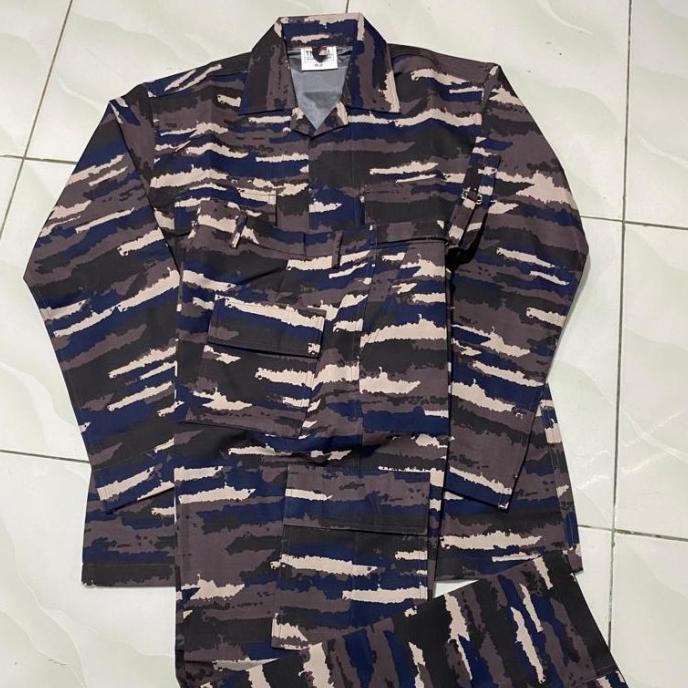 Jual Baju PDL Layar KRI TNI AL Baloteli | Shopee Indonesia