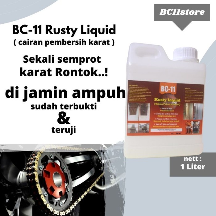 Jual pembersih karat penghilang karat besi stanless velg mobil rantai motor | Shopee Indonesia