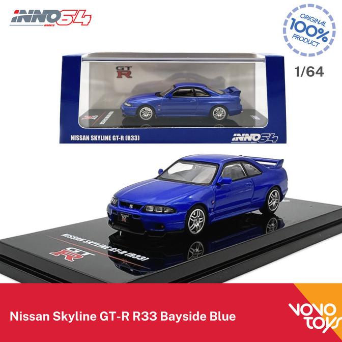 Jual Inno 1/64 Nissan Skyline GT-R R33 Bayside Blue Inno64 | Shopee ...