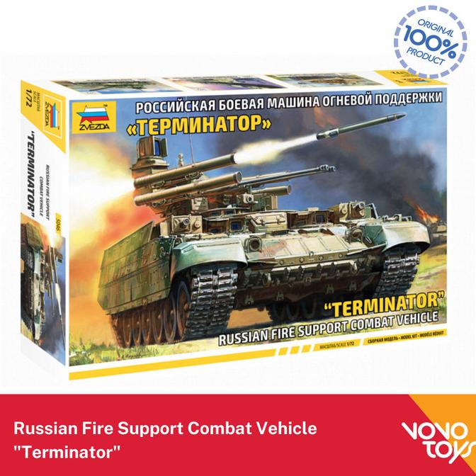 Jual Model Kits Tank Russian Fire Support Combat Terminator by Zvezda ...