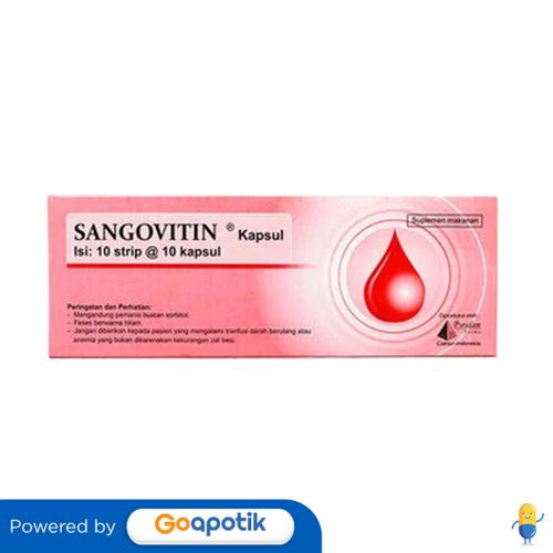 Jual Sangovitin Box 100 Kapsul | Shopee Indonesia