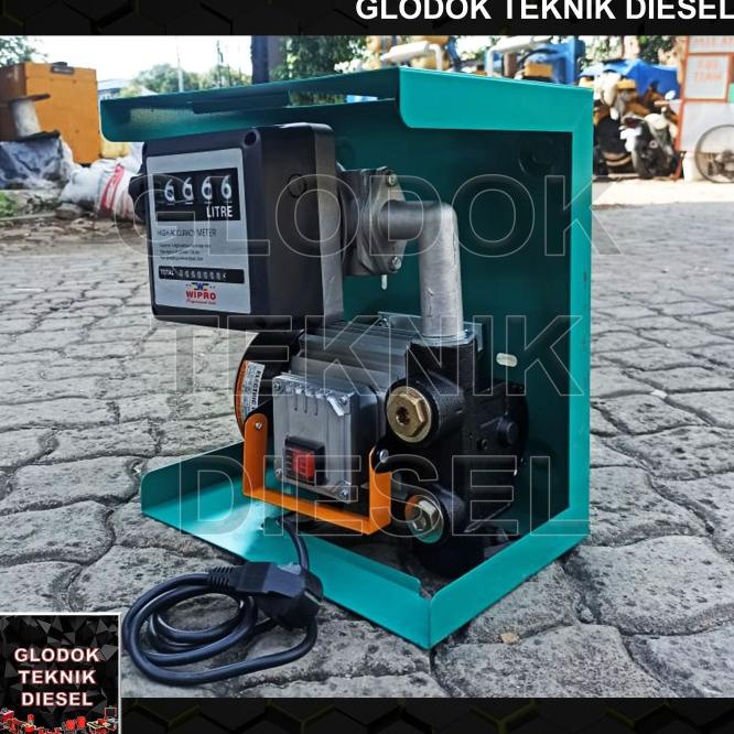 Jual Pompa Minyak Oli Solar Elektrik With Flow Meter Wipro Pmef 4 ...