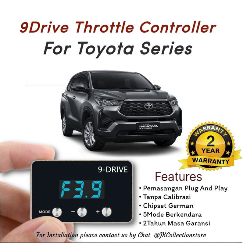 Jual 9 Drive Throttle Controller Toyota Innova Zenix Series Remap ...