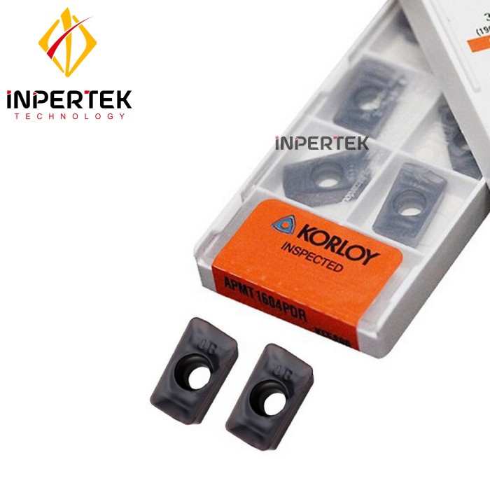 Jual Insert APMT 1604 PDR KORLOY Pahat Milling APMT 16 04 MataAPMT1604 ...