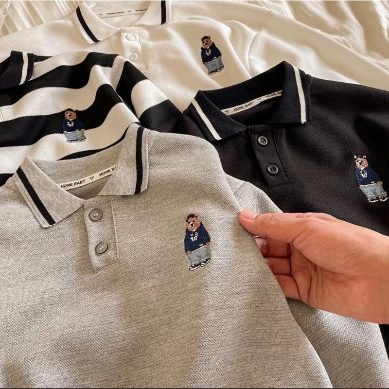 Jual CP277 Kaos Polo Korea Lengan Panjang Anak Laki-laki | Polo Kerah ...