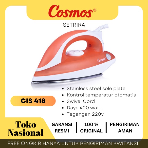 Jual [Cianjur] Cosmos CIS-418 Setrika / Iron | Shopee Indonesia