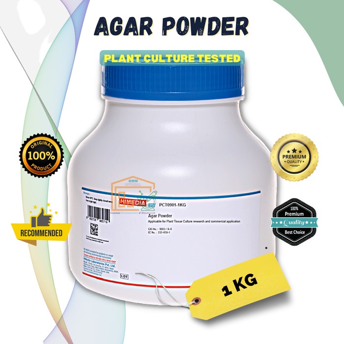 Jual Agar Powder, Plant Cultured Tested, 1 kg | Shopee Indonesia