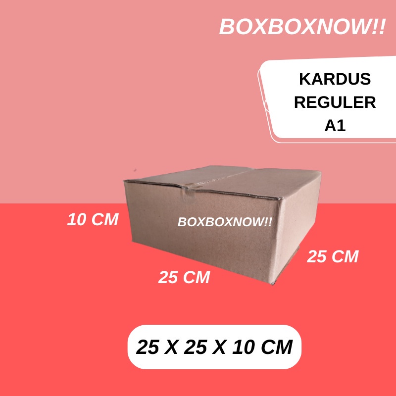 Jual 25 X 25 X 10 CM KARDUS PACKING KEMASAN KARTON BOX DUS KOTAK ...