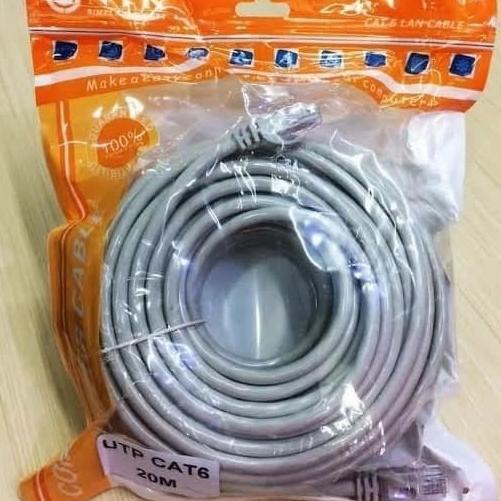 Jual KABEL LAN CAT6E 20METER | Shopee Indonesia