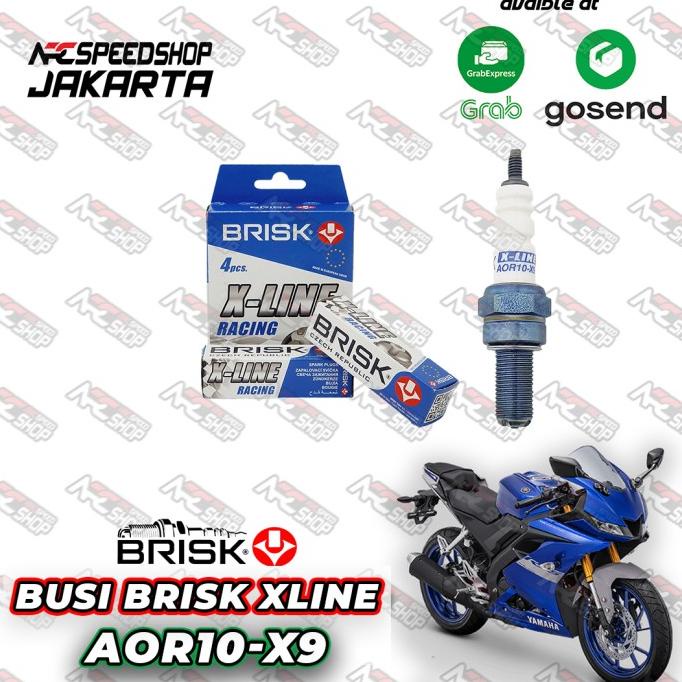 Jual Busi Brisk Xline Racing Aorzs Yamaha R15 V3 Busi Racing | Shopee ...