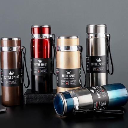 Jual Termos Air Panas Stainless Steel Vacuum Cup Sport 600ml / 800ml ...