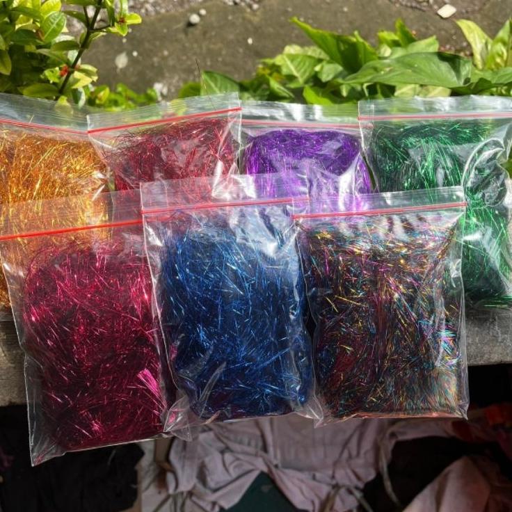 Jual Produk Populer serat metalik campuran warna carbon forged 100 gram ...