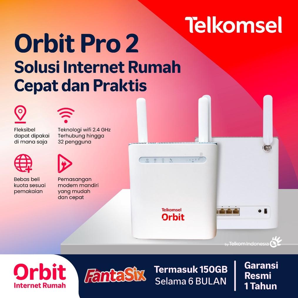 Jual Telkomsel Orbit Pro 2 Modem Wifi 4G High Speed Bonus Data With ...