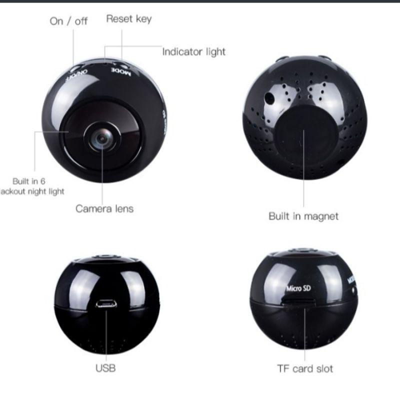 Jual IP CAM MINI WIRELESS MC55 3MP 1080P Night Vision Motion Detection ...