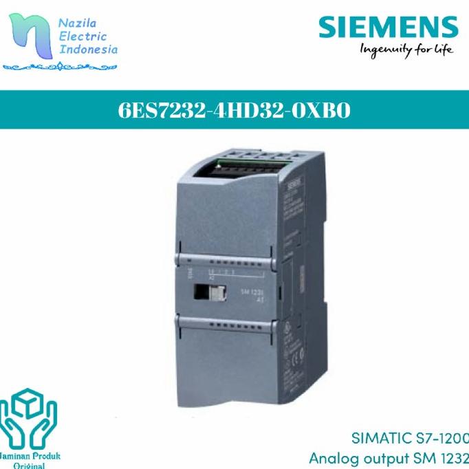 Jual Siemens Simatic 6ES7 232 / 6ES7232-4HD32-0XB0 SM1231 S7-1200 4 AO ...