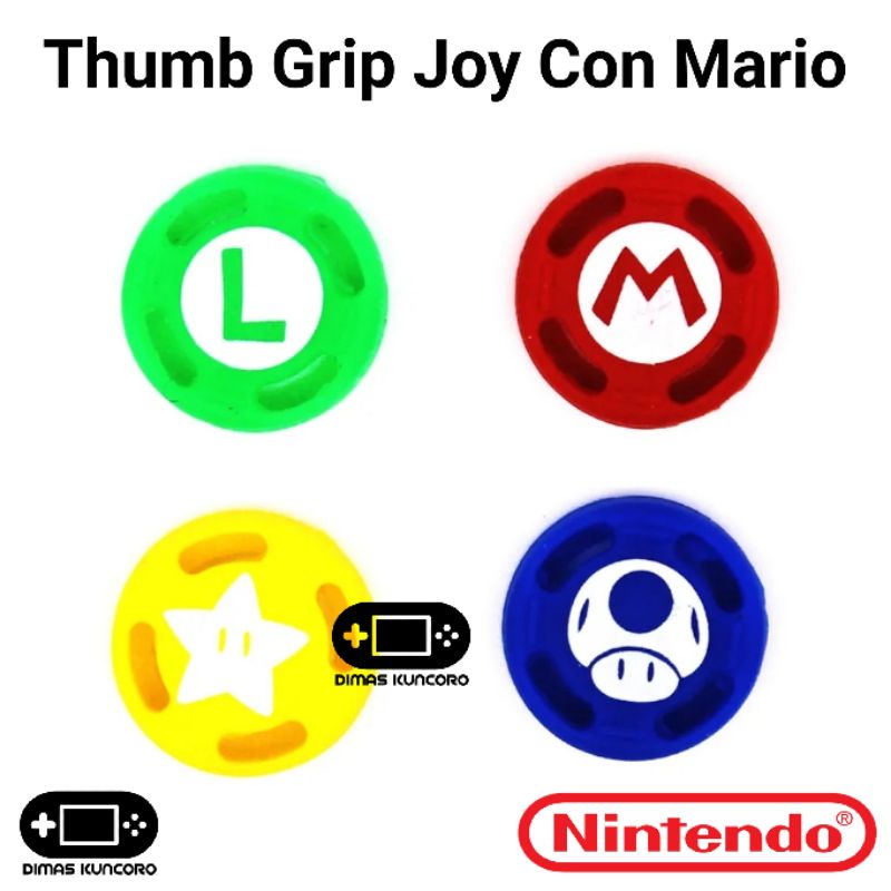 Jual Thumb Grip Joy Con Mario Nintendo Switch Analog V1 V2 OLED Lite ...