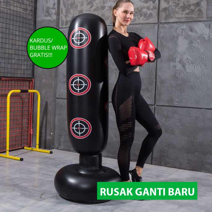 Jual (BISA COD!!!) VKTECH Vertical Punching Bag Tiang Samsak Tinju Inflatable 1.6M - DS0097 ...
