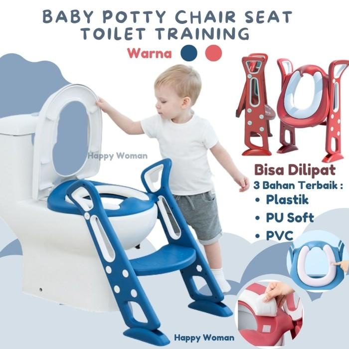 Jual Pispot Baby Potty Ladder Chair Seat Pispot Training Anak Kursi ...