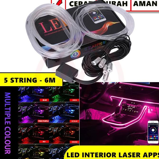 Jual LAMPU INTERIOR MOBIL RGB APPS INTERIOR LED AMBIENT LIGHT ANDROID ...