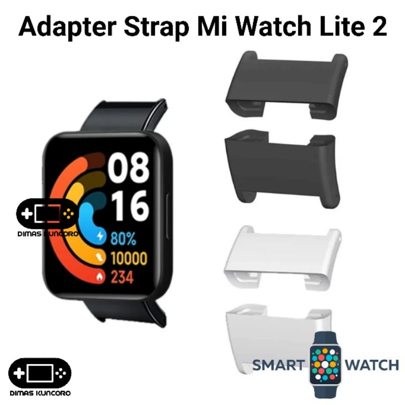 Jual Adapter Strap Mi Watch Lite 2 conector metal xiaomi redmi tali jam tangan | Shopee Indonesia