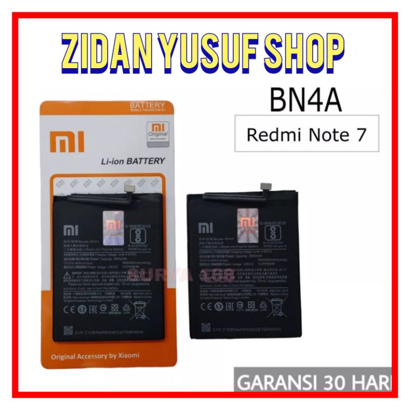 Jual BATTERY BATRE BATRAI BATERAI XIAOMI REDMI NOTE 7 BN4A BATT ...