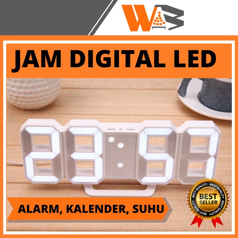 Jual Jam Dinding Digital Aesthetic Estetik Jam Led Dekorasi Hiasan Meja ...