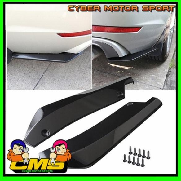 Jual splitter rear bumper extension add on universal. tambahan bodykit ...