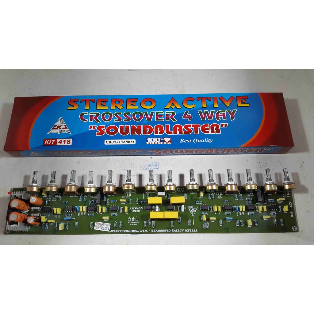 Jual KIT ACTIVE CROSSOVER STEREO NSV 4 WAY | Shopee Indonesia