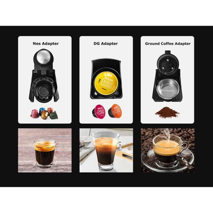 Jual Mesin Kopi Kapsul Espresso 3 in 1 Nespresso Dolce Gusto Coffee ...