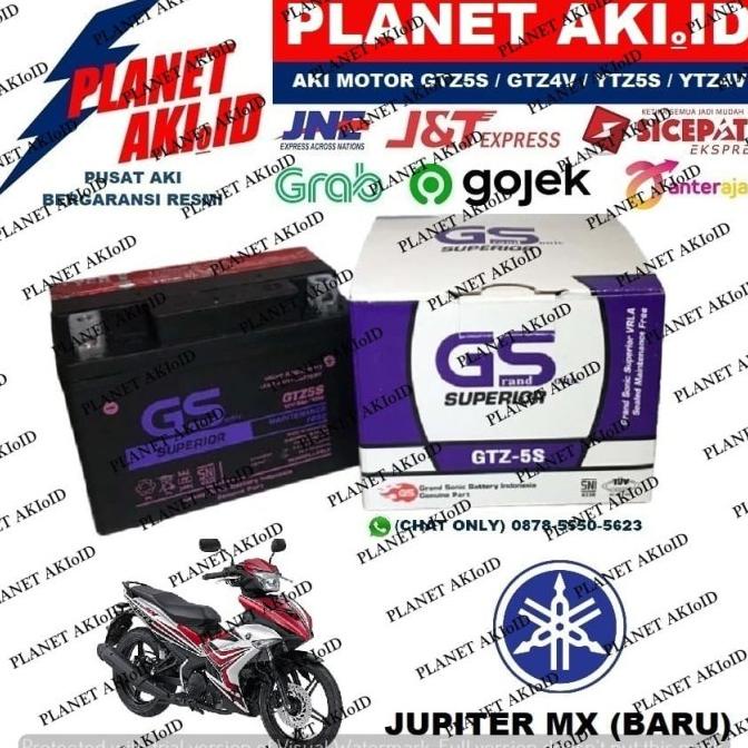 Jual Aki Motor Yamaha New Jupiter MX 135 GTZ5S GS Y Accu Kering MF | Shopee Indonesia